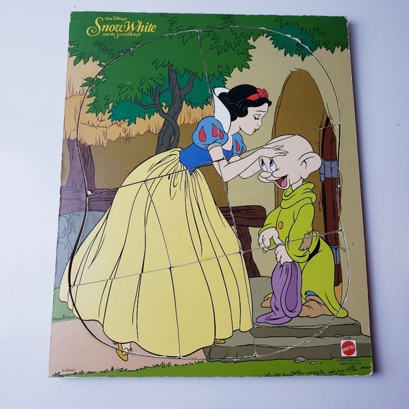 Disney Toys Vintage Snow White Puzzle Poshmark